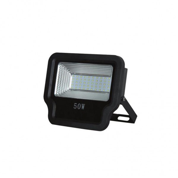 ΠΡΟΒΟΛΕΑΣ LED SMD 50W IP65 85-265V 6500K ΜΑΥΡΟΣ PRO